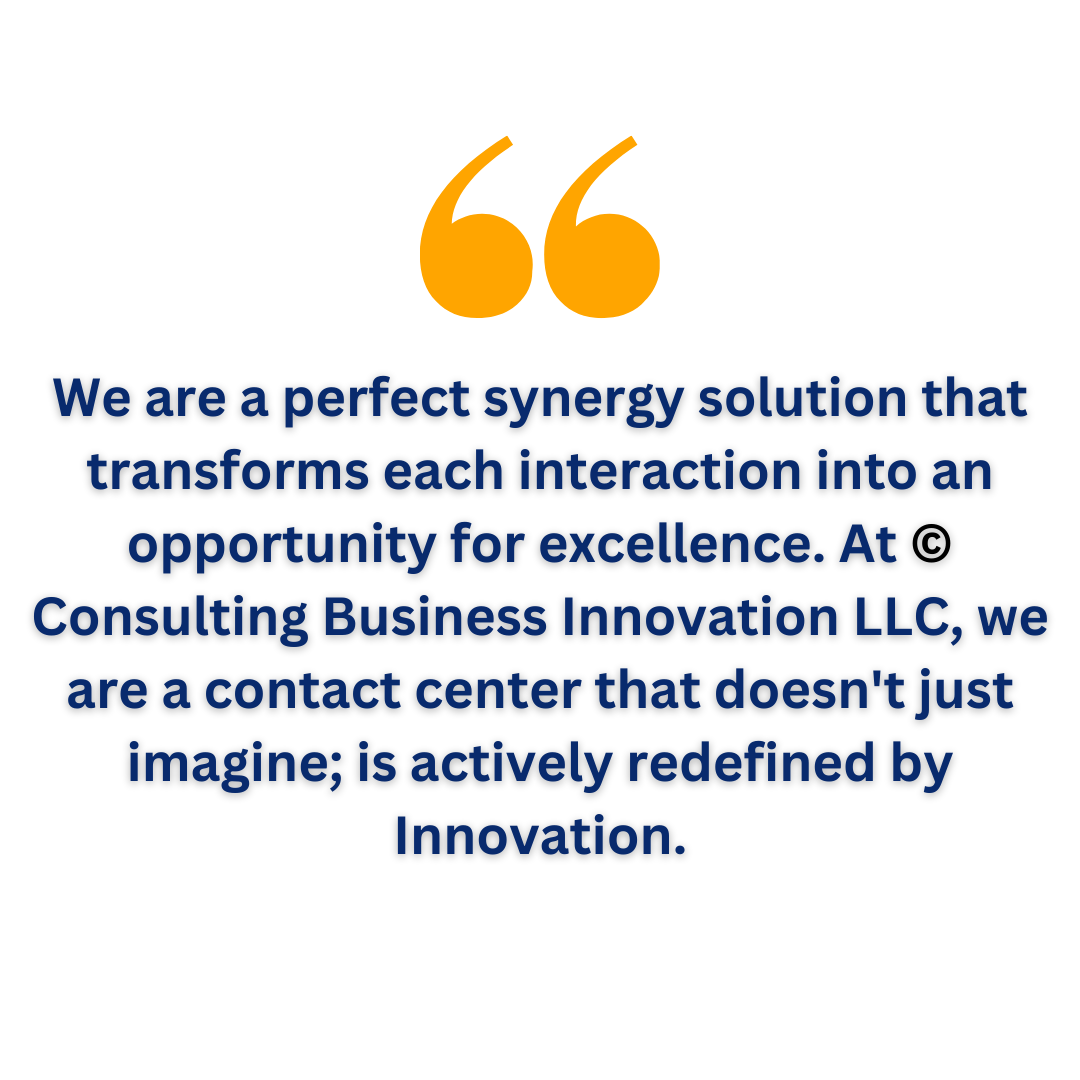 Consulting Business Innovation - Contact Center Solutions